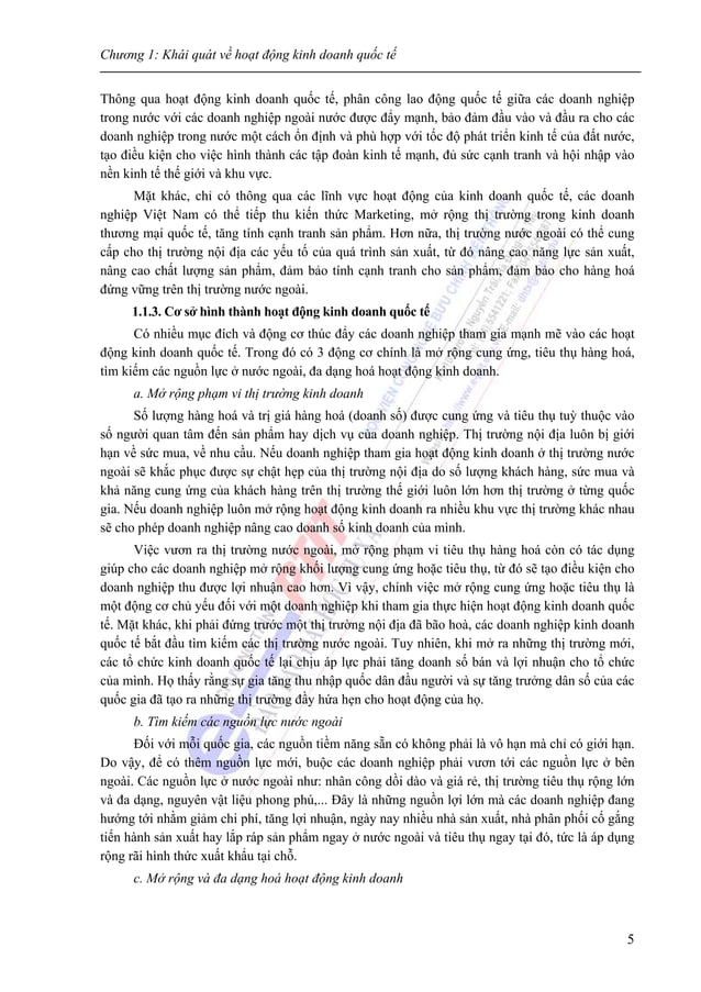 Giáo trình quản trị kinh doanh quốc tế | PDF