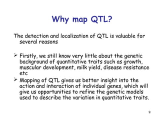 Advanced biostatistics QTL mapping11.ppt