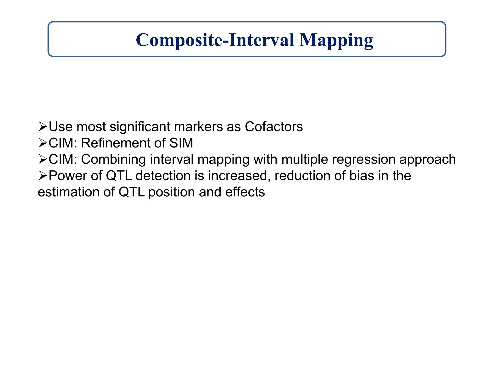 Qtl Analysis And Its Mapping Pptx Genetics Science
