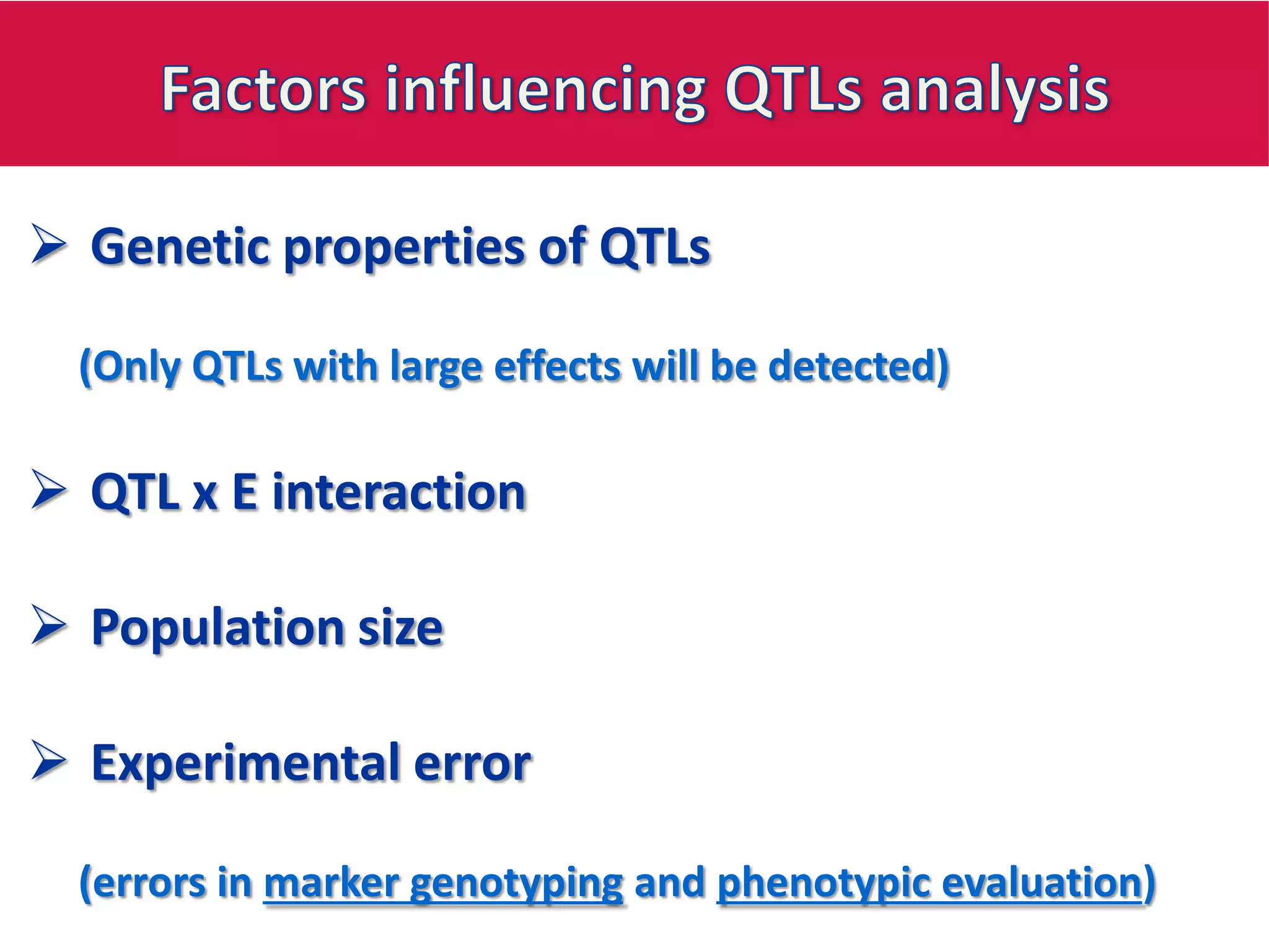 Quantitative trait loci (QTL) analysis and its applications in plant breeding | PDF