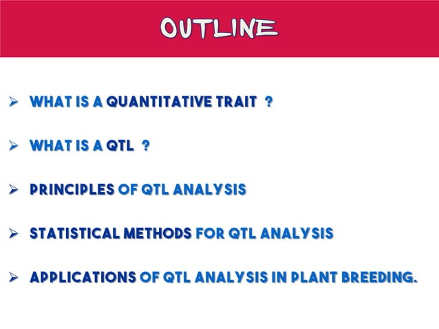 Quantitative trait loci (QTL) analysis and its applications in plant breeding | PDF | Genetics ...