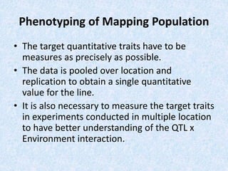 Qtl and its mapping | PPTX
