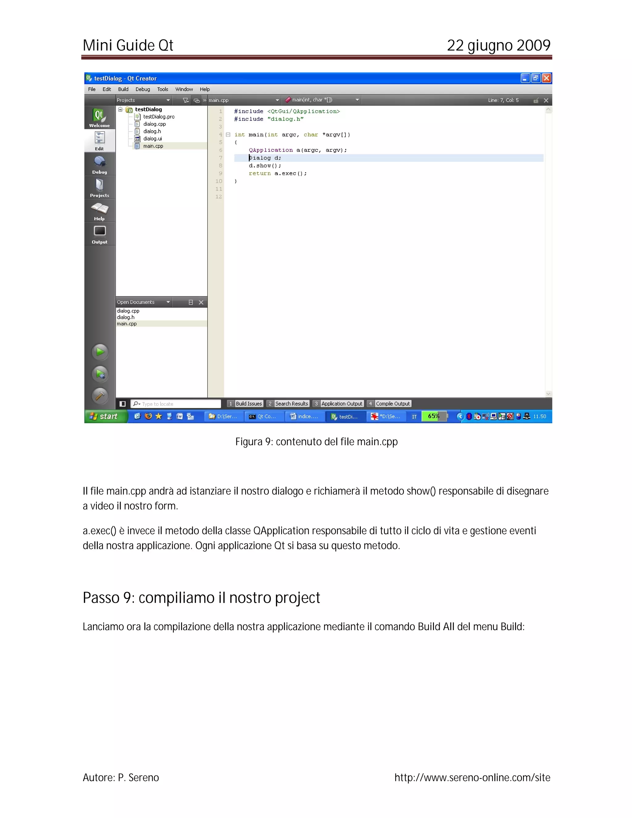 Qt Lezione1: Creare una dialog Window con Qt Creator in 10 semplici passi | PDF | Computer ...