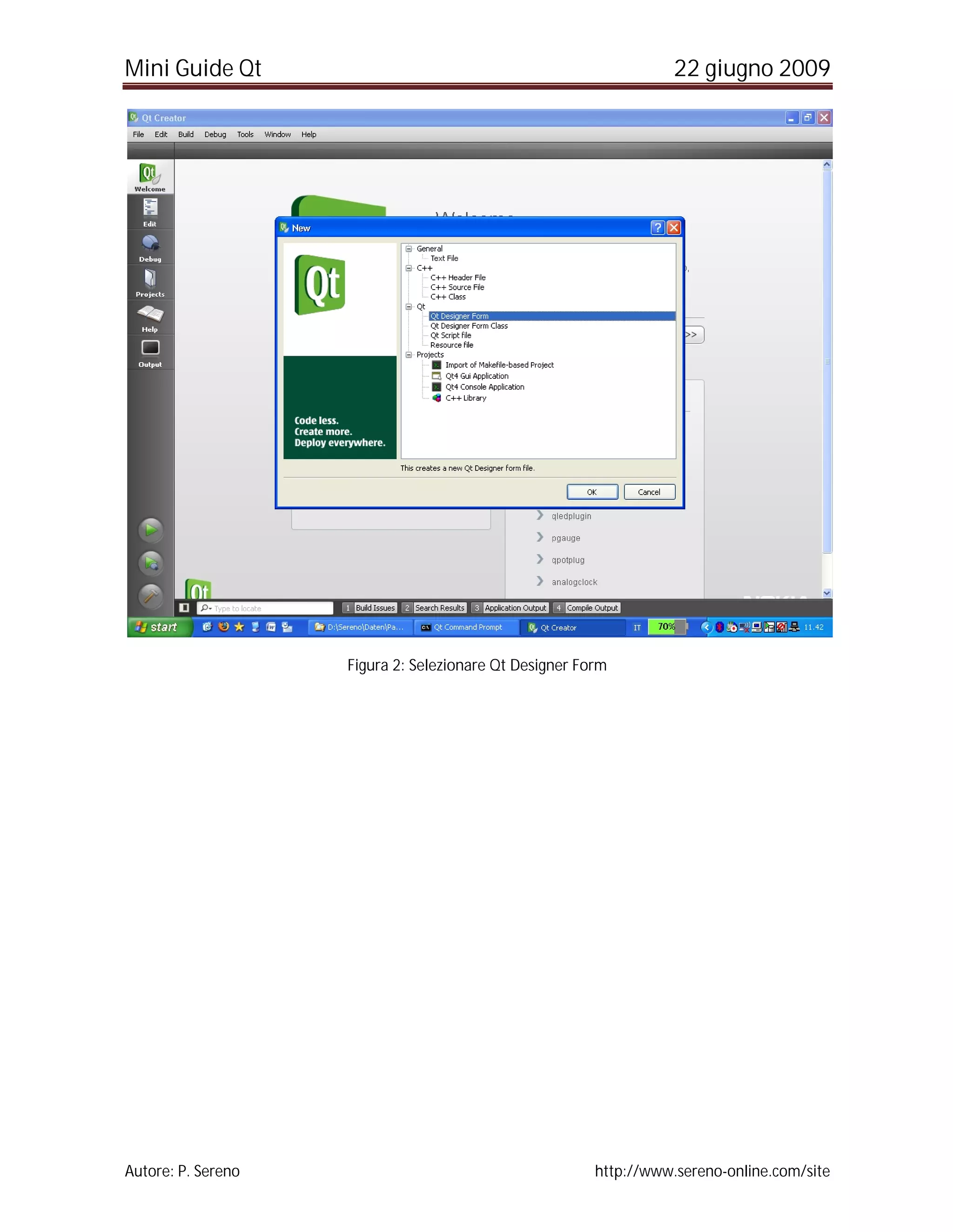 Qt Lezione1: Creare una dialog Window con Qt Creator in 10 semplici passi | PDF | Computer ...