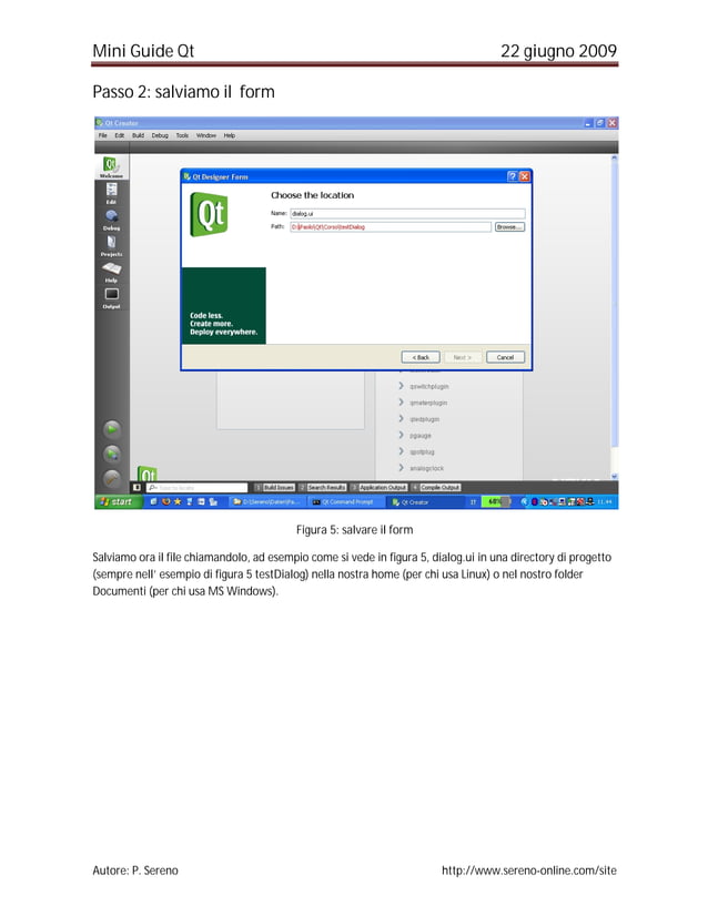 Qt Lezione1: Creare una dialog Window con Qt Creator in 10 semplici passi | PDF | Computer ...