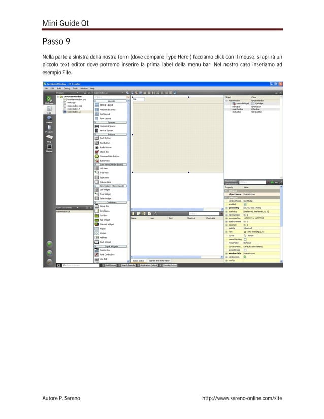 Qt Lezione2: Creare un’applicazione con Qt Creator in pochi semplici ...