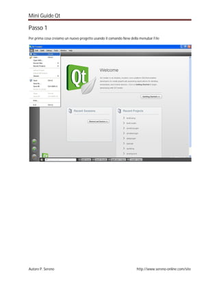 Qt Lezione2: Creare un’applicazione con Qt Creator in pochi semplici ...