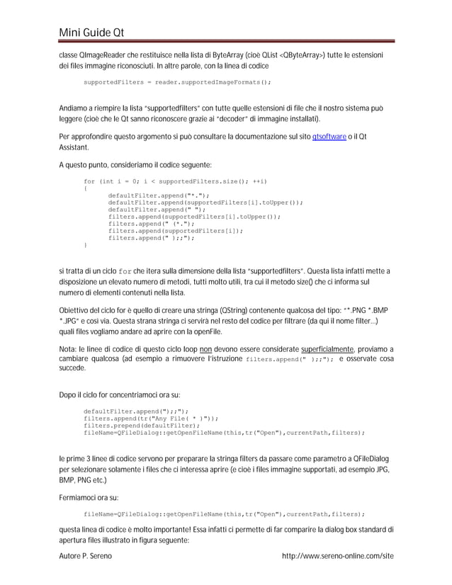 Qt Lezione3: un visualizzatore di immagini | PDF
