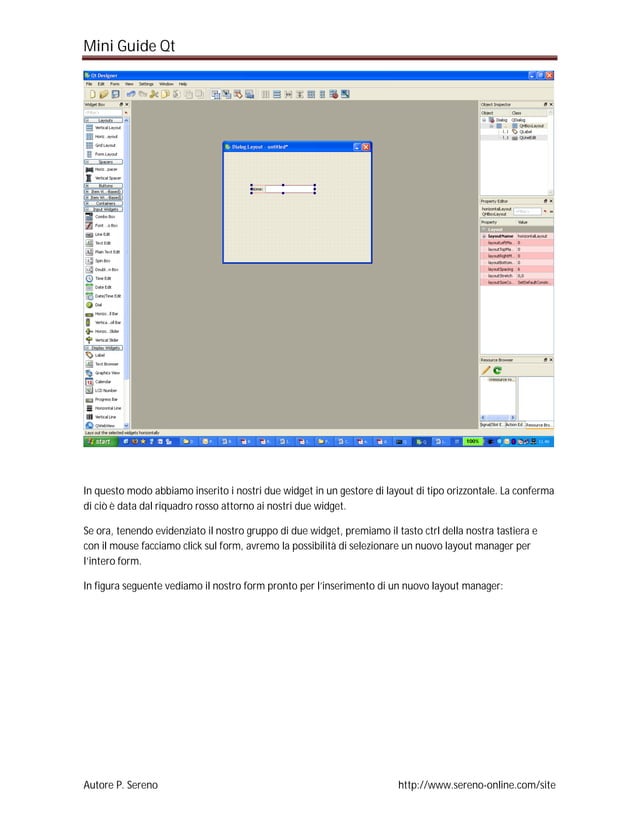 Qt Lezione5: Layout management e Qt Designer | PDF