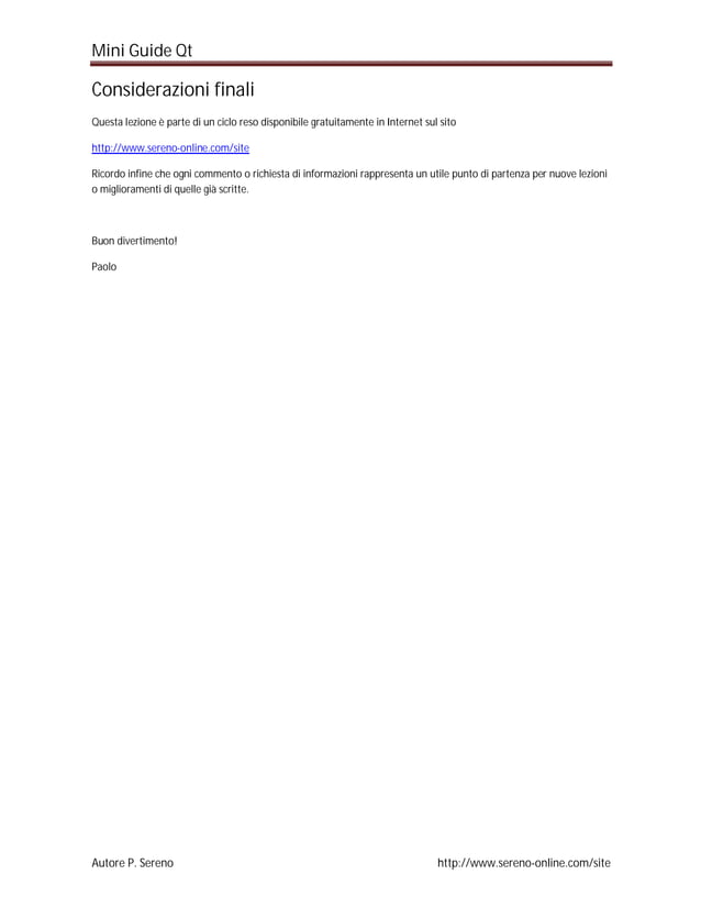 Qt Lezione6 | PDF | Programming Languages | Computing