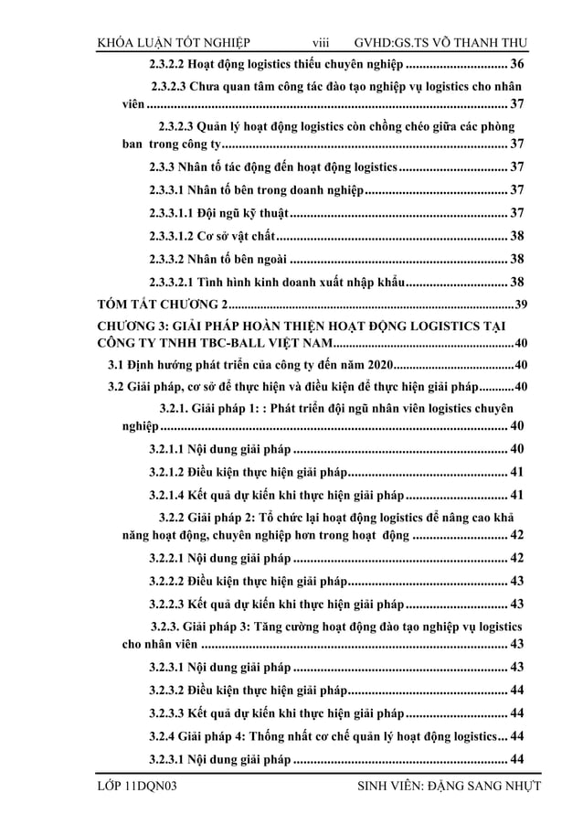 Hoàn thiện hoạt động logistics của Công Ty mua bán hàng hóa, 9đ | PDF