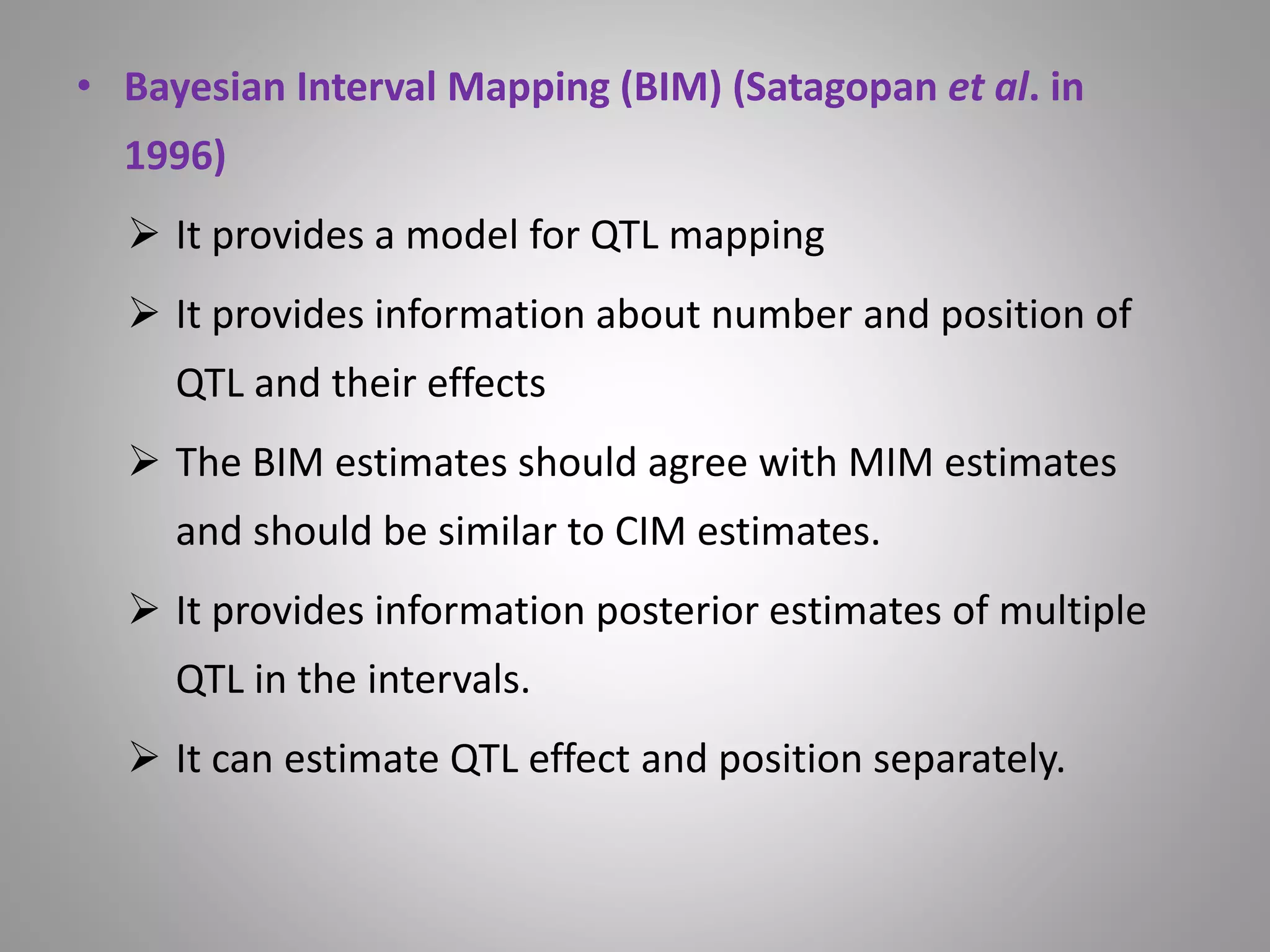 QTL MAPPING & ANALYSIS | PPTX