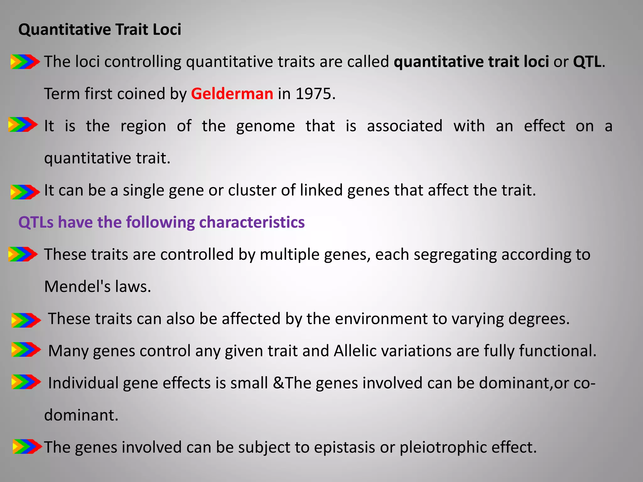 QTL MAPPING & ANALYSIS | PPTX