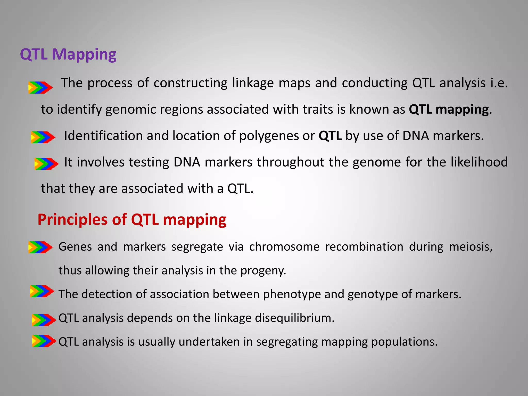 QTL MAPPING & ANALYSIS | PPTX