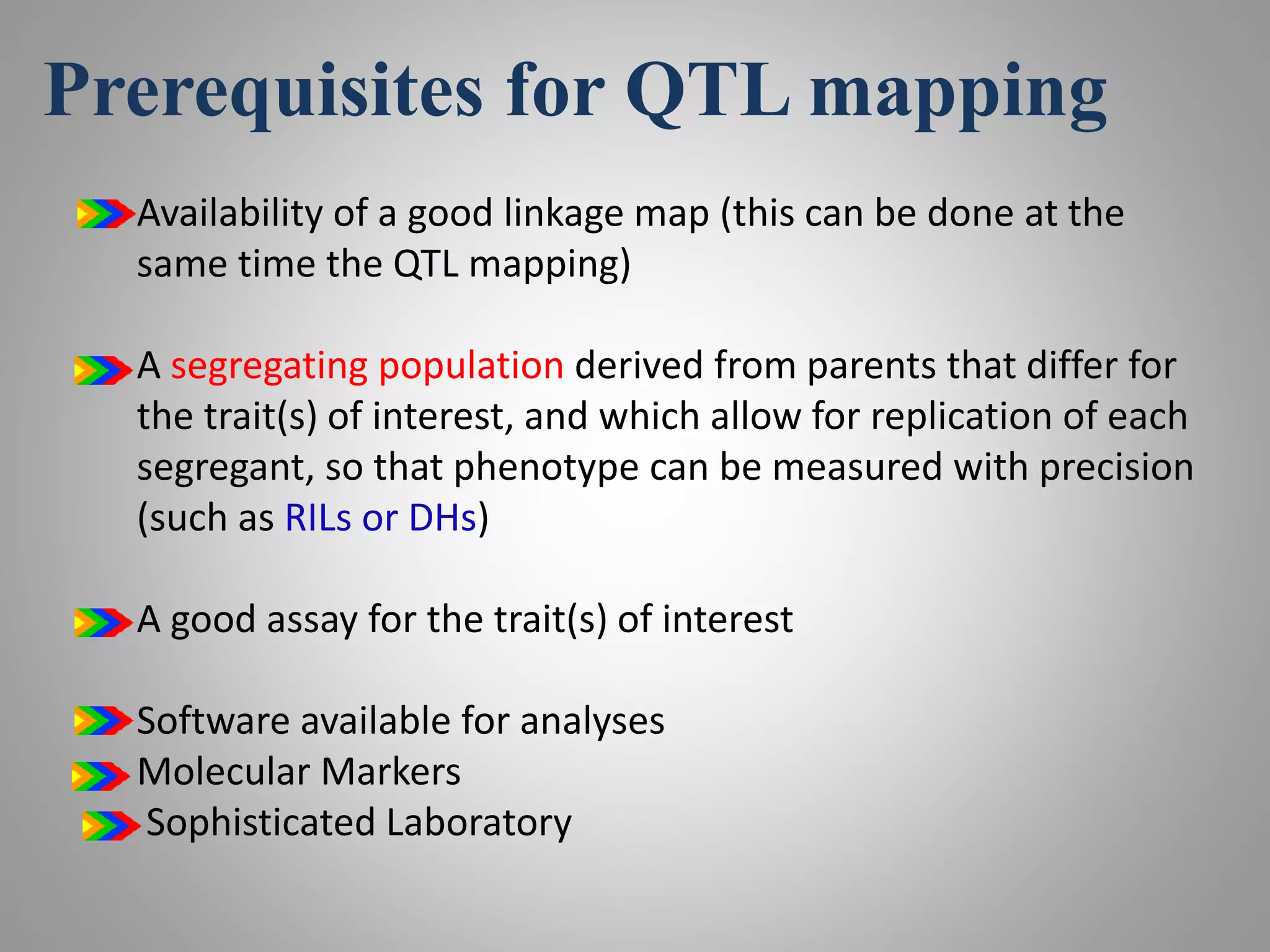 QTL MAPPING & ANALYSIS | PPTX | Genetics | Science