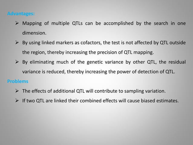 QTL MAPPING & ANALYSIS | PPTX | Genetics | Science