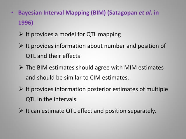 QTL MAPPING & ANALYSIS | PPTX | Genetics | Science