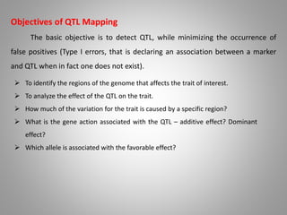 QTL MAPPING & ANALYSIS | PPTX