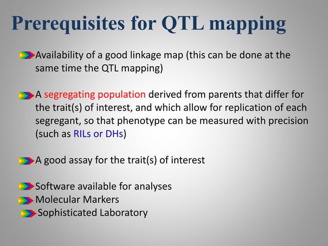 QTL MAPPING & ANALYSIS | PPTX | Genetics | Science