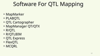 Quantitative trait Loci Mapping in agriculture.pptx