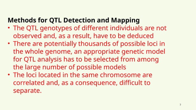 Quantitative trait Loci Mapping in agriculture.pptx