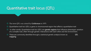 QTL mapping and analysis.pptx