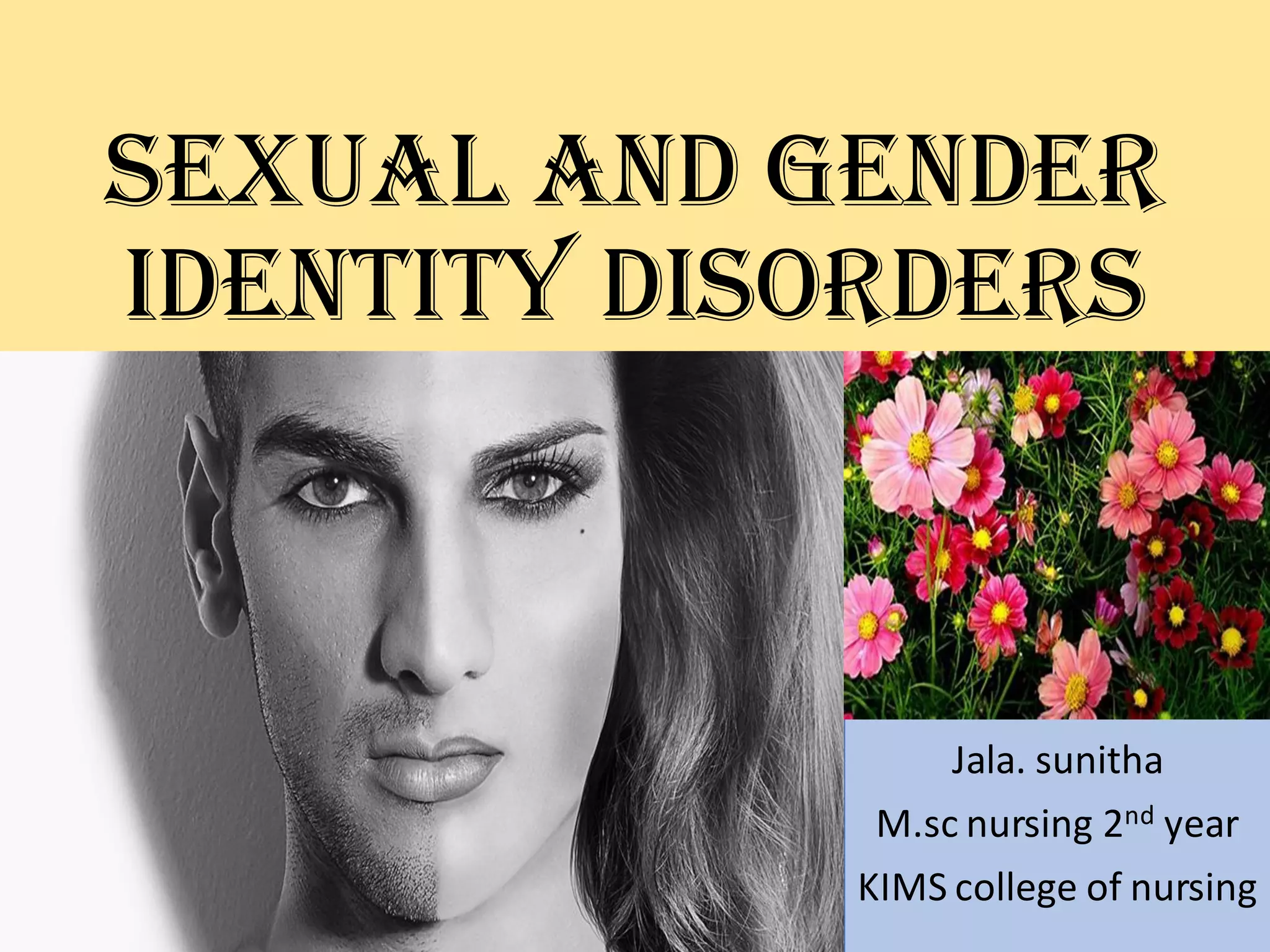 Sexual and gender identity disorder | PDF