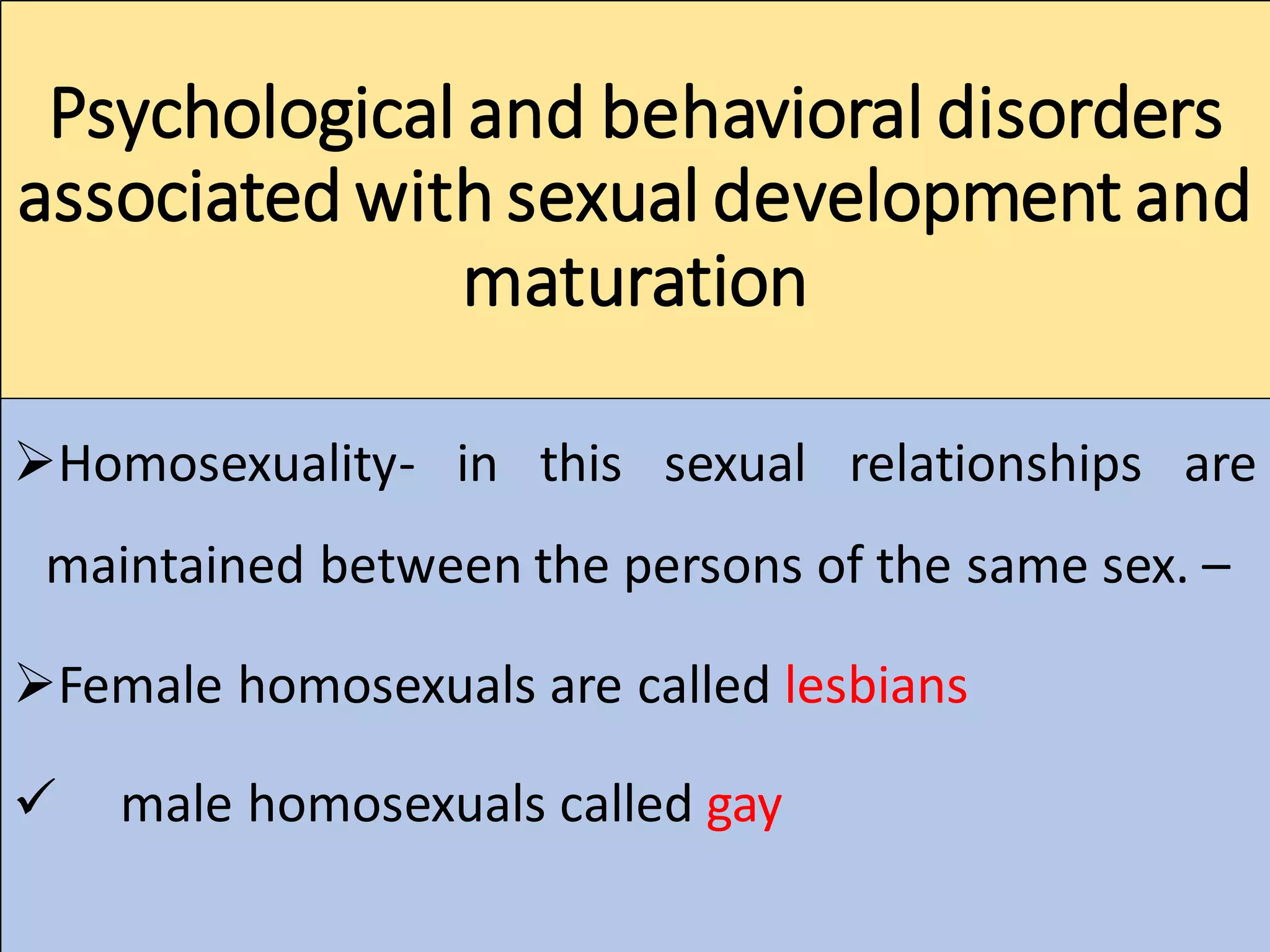 Sexual and gender identity disorder | PDF