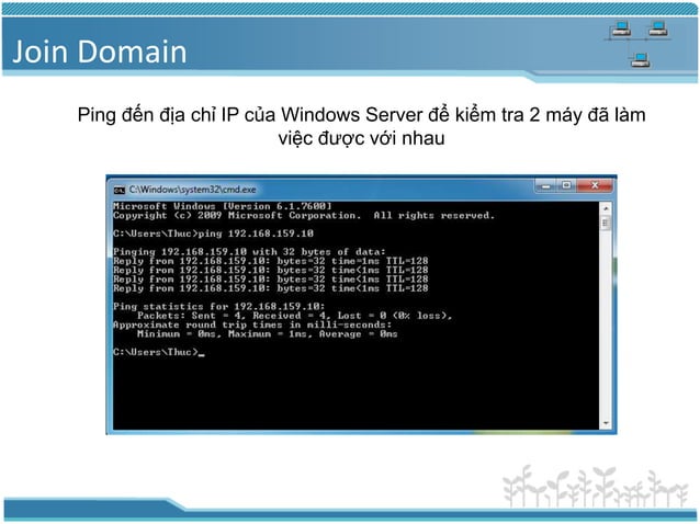 Hướng dẫn nâng cấp Windows Server 2008 lên thành Domain Controller | PPTX