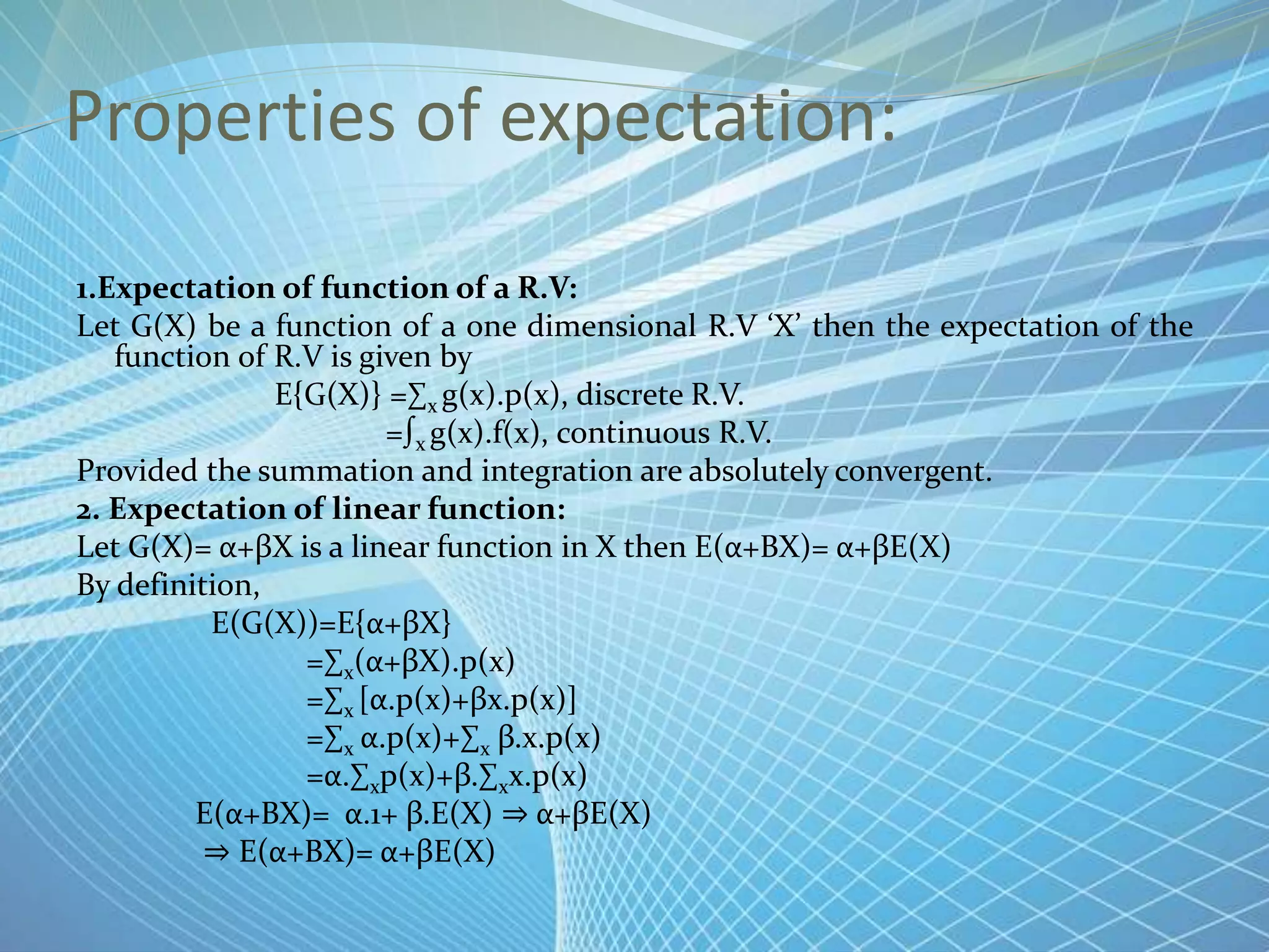 random variables-descriptive and contincuous | PPTX