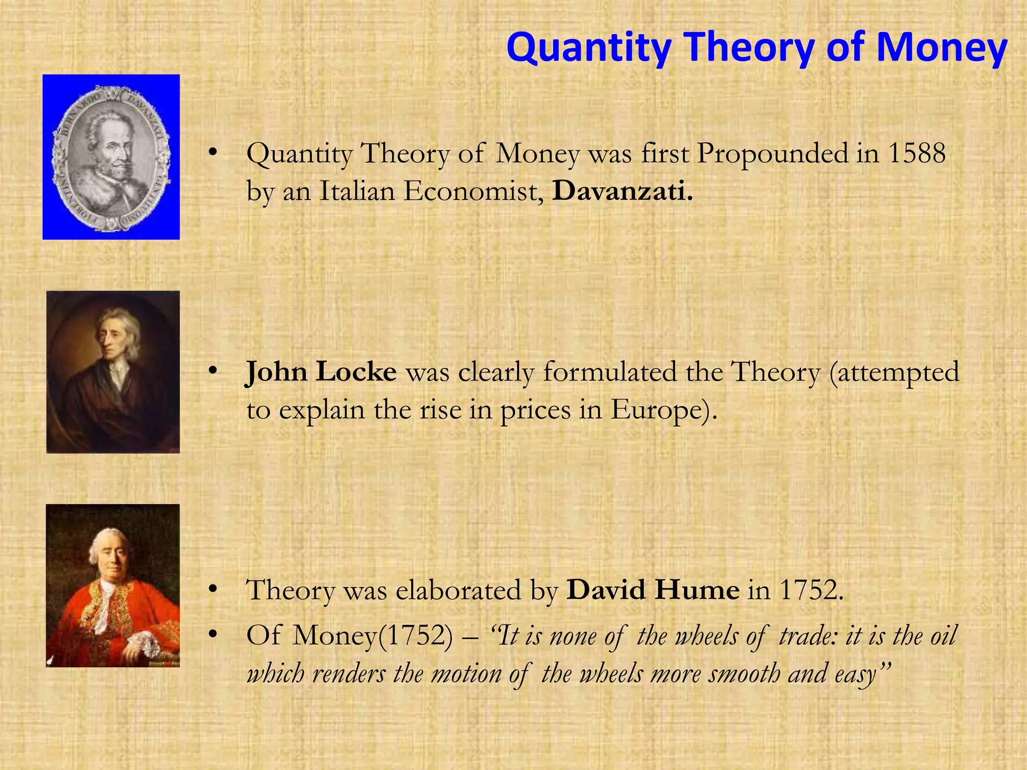 Quantity Theory of Money | PDF