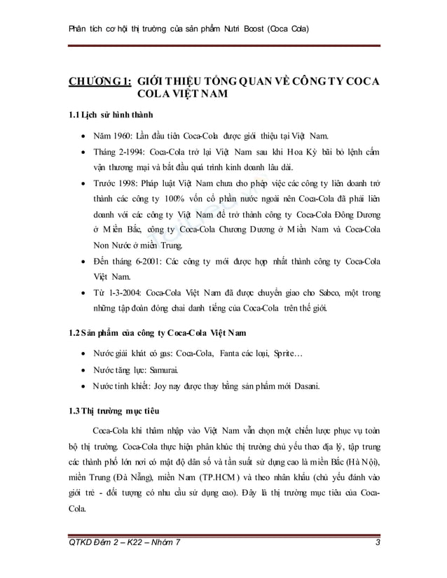 Tiểu luận quản trị marketing. | PDF