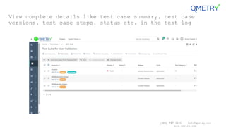 Test Management Tool Features | PPTX