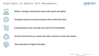 Test Management Tool Features | PPTX