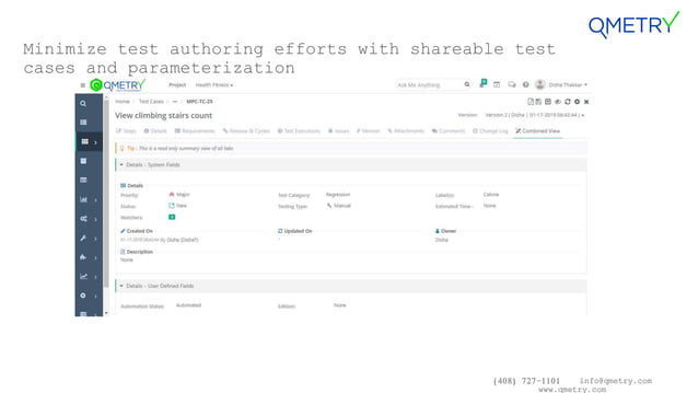 Test Management Tool Features | PPTX
