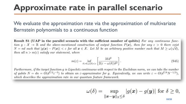 QTML2021 UAP Quantum Feature Map | PPT