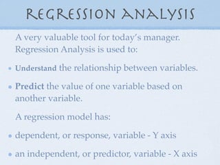 Regression Analysis | PDF