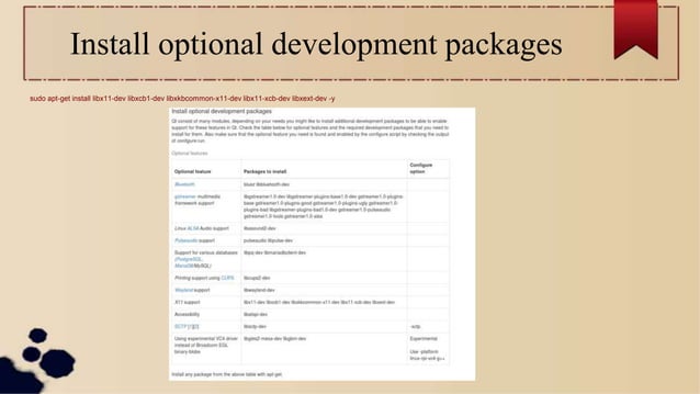 Qt native built for raspberry zero | PPT