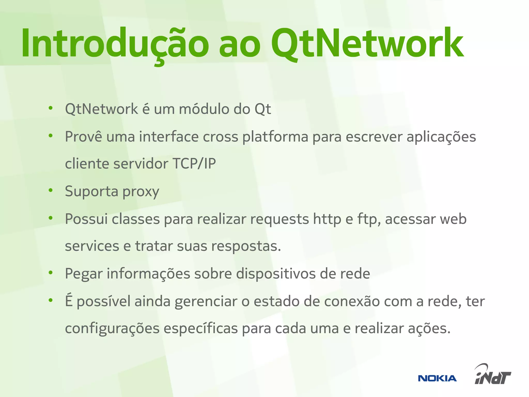 Qt Network Explained (Portuguese) | PDF