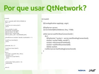 Qt Network Explained (Portuguese) | PDF