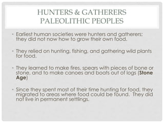 Emergence of civilization | PPT