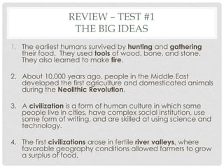 Emergence of civilization | PPT