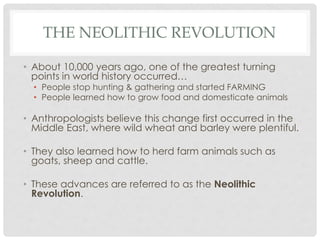 Emergence of civilization | PPT