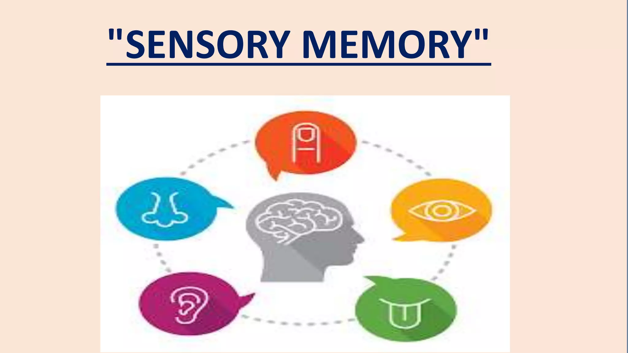 SENSORY MEMORY | PPTX
