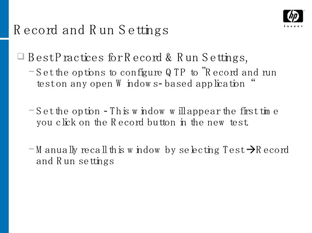 Qtp Training Deepti 1 Of 4187 | PPT