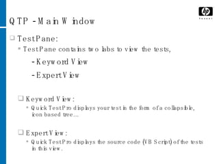 Qtp Training Deepti 1 Of 4187 | PPT