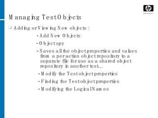 Qtp Training Deepti 2 Of 44780 | PPT