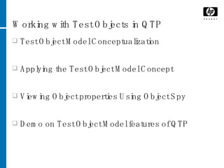 Qtp Training Deepti 2 Of 44780 | PPT