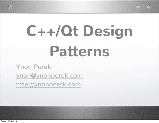 Qt Design Patterns | PDF | Programming Languages | Computing