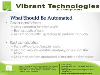 Qtp - Introduction to automation basics | PPT